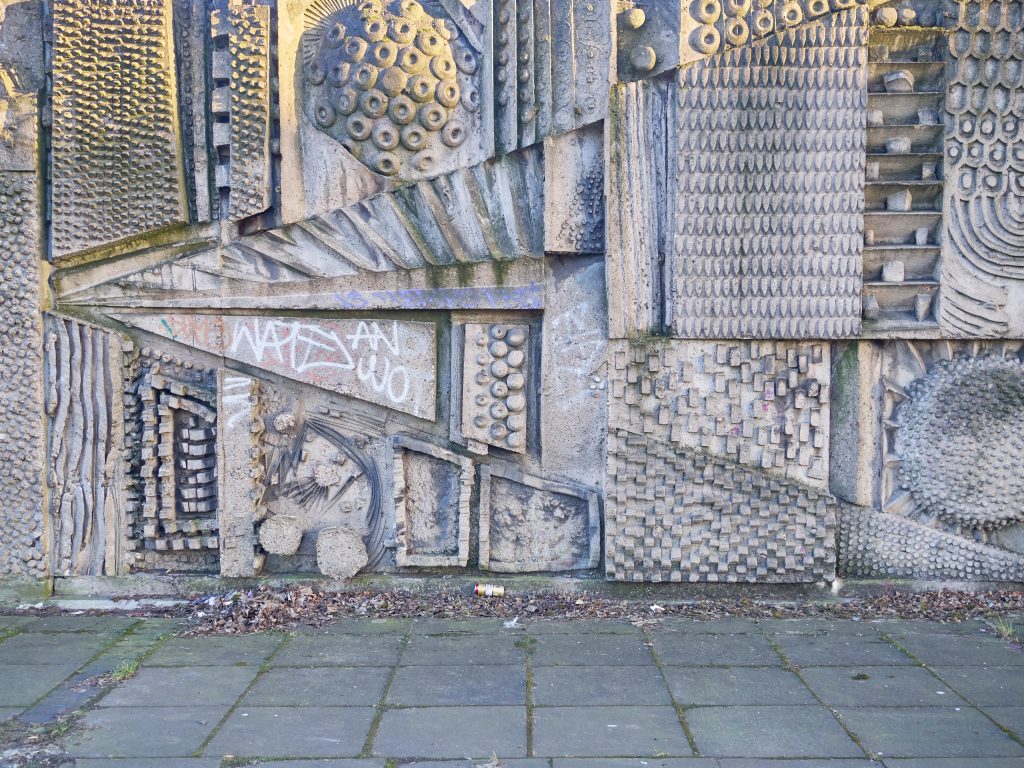 Birmingham’s ‘Brutalist Climbing Wall’ Mitchell murals listed – The ...